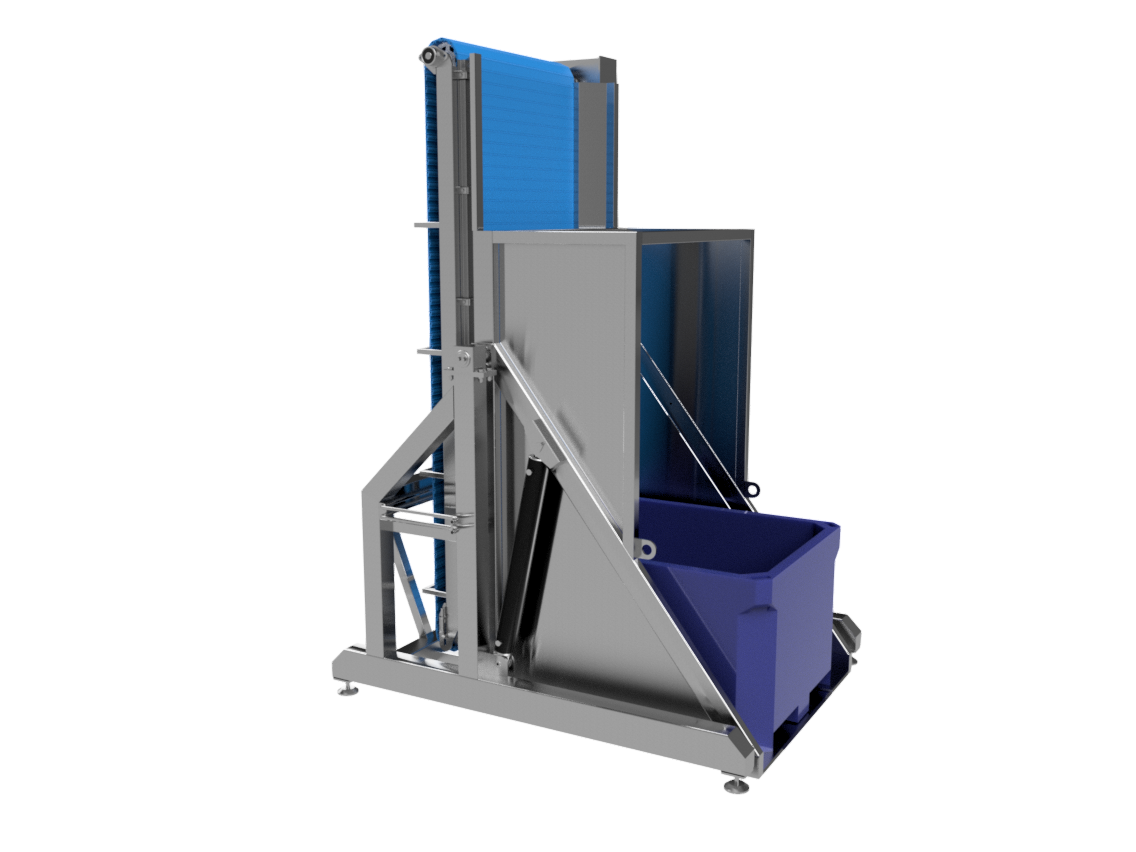 The tipper of cages and containers | Baltmechcom